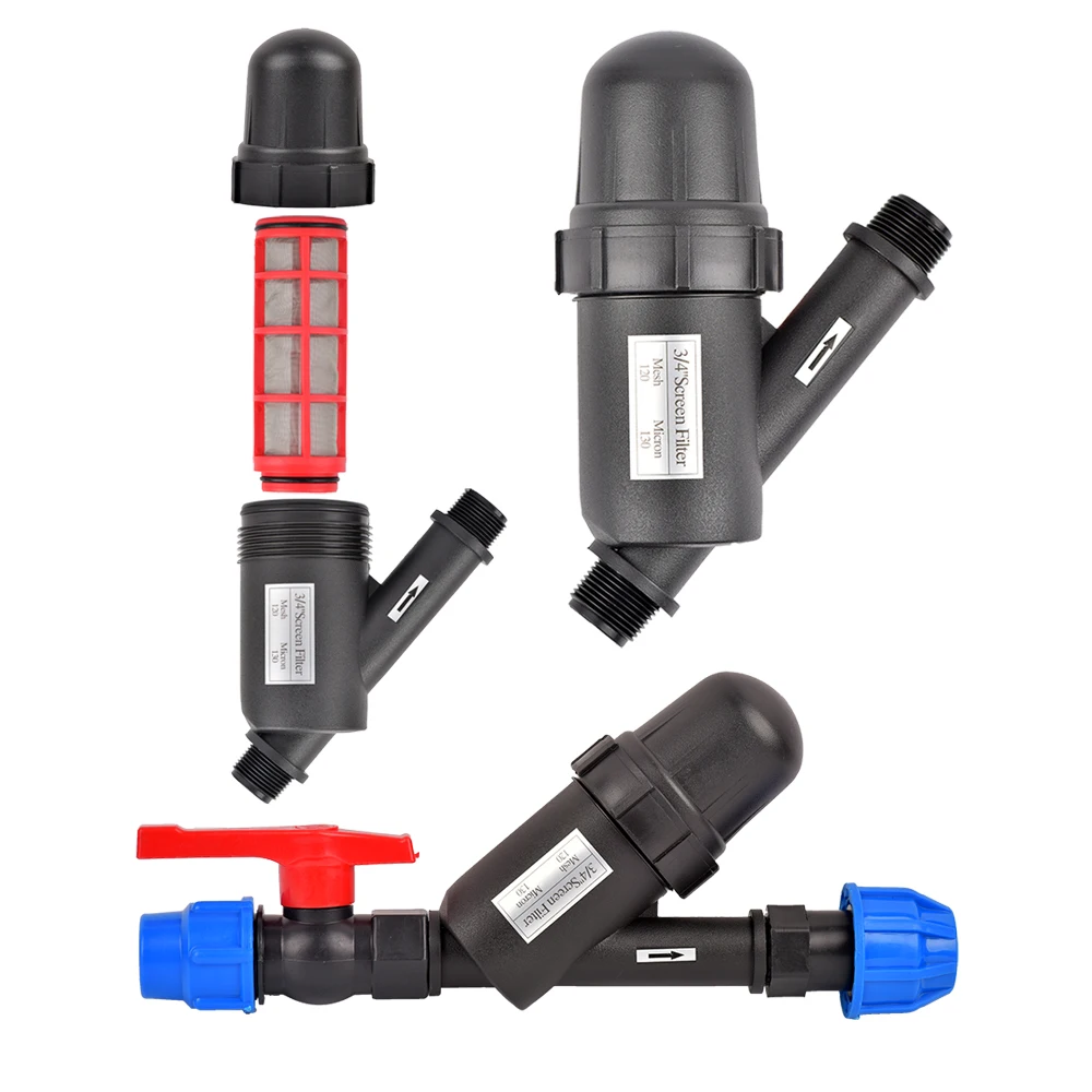 120-Mesh-3-4-1-Screen-Water-Filter-With-Connection-25mm-32mm-Valve ...