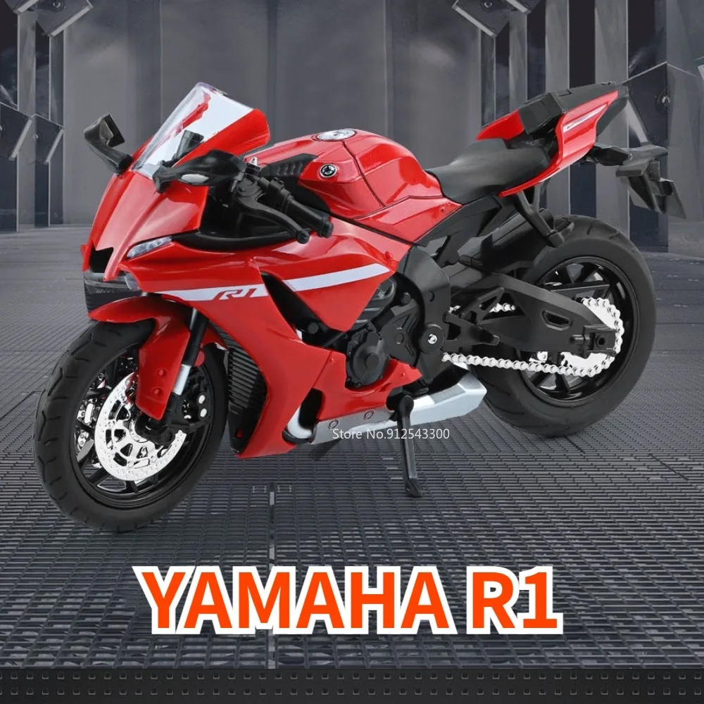 1-12-YAMAHA-R1-Toy-Motorcycle-Model-Alloy-Diecast-with-Sound-Light ...