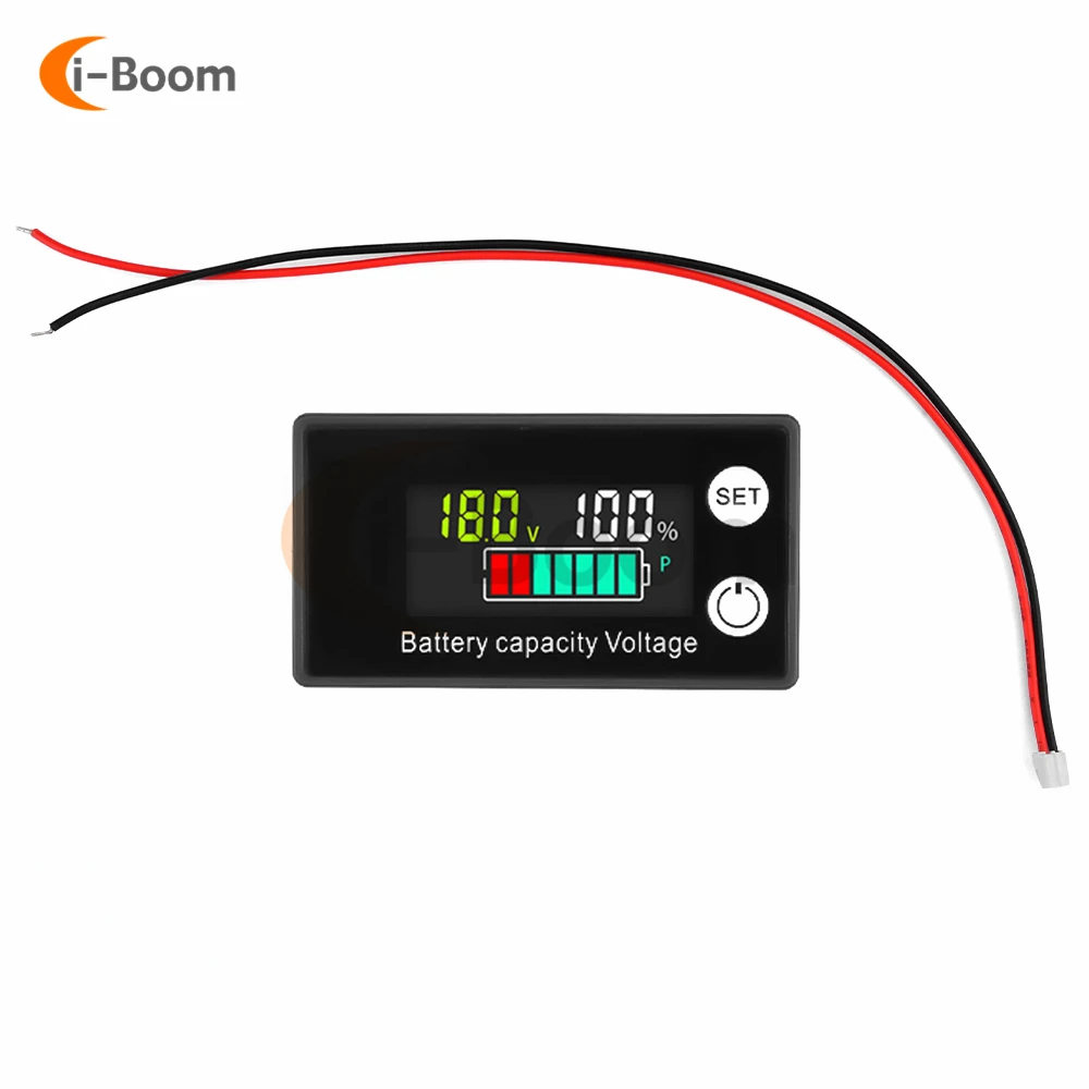 Battery-Voltmeter-DC-8V-100V-Capacity-Indicator-Power-Meter-Lithium ...