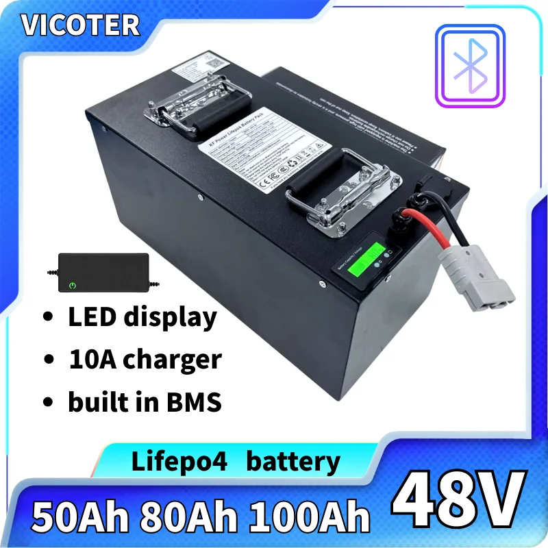 48V 50AH 80Ah 100Ah Lifepo4 lithium battery pack for Ryobi RM480e ...