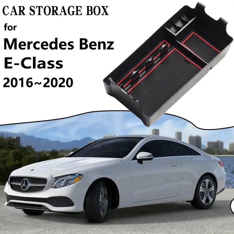 Car Armrest Storage Boxs for Mercedes Benz E-Class W213 2016~2020 ...