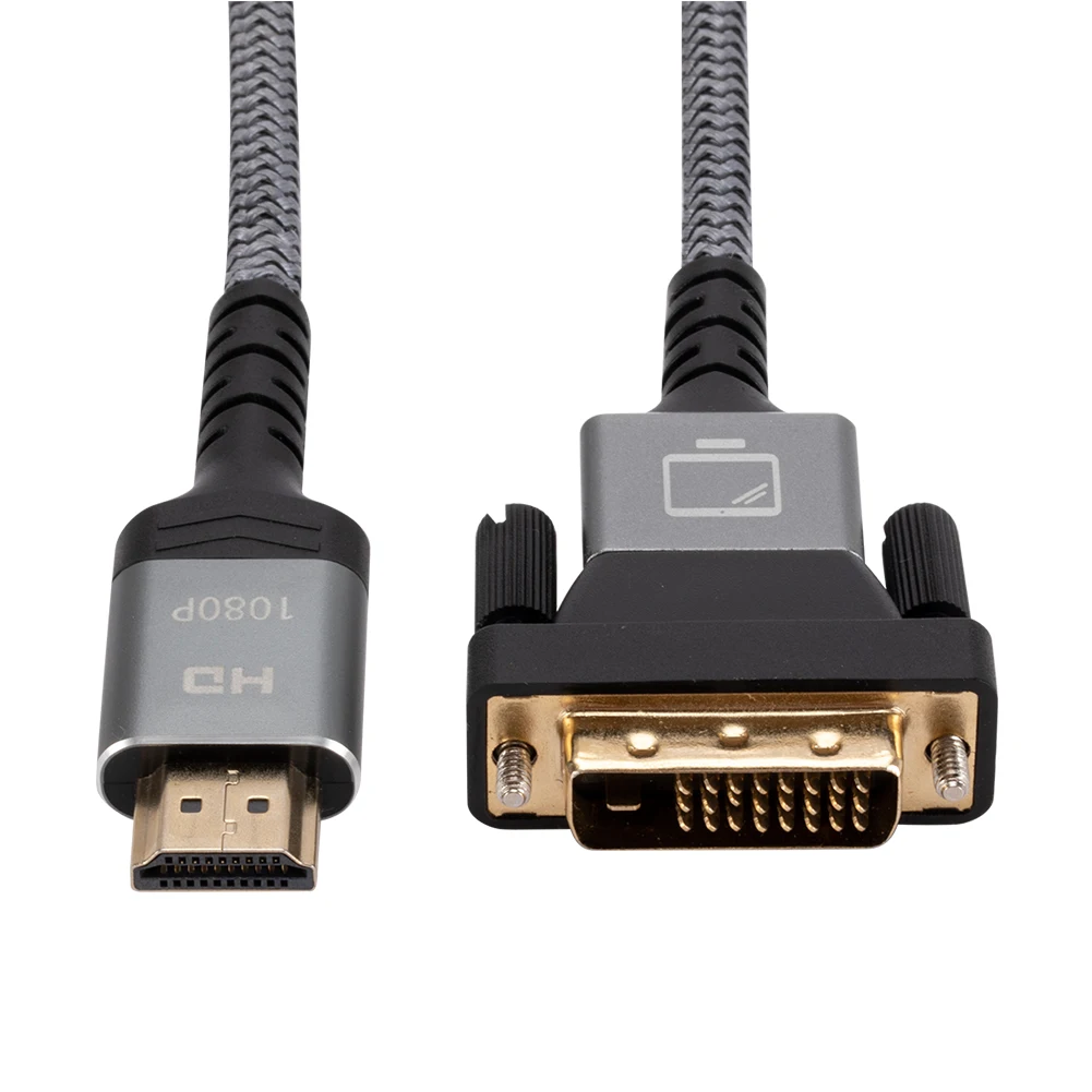 HDMI-compatible-to-DVI-Transfer-Cable-1-1-8m-24-pin-Dual-channel-Two ...