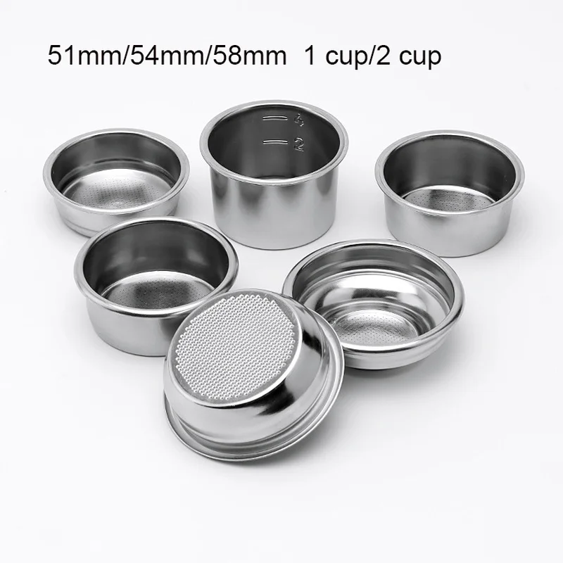 51-54-58mm-No-Pressure-Coffee-Single-Double-Filter-Cups-for-Breville ...