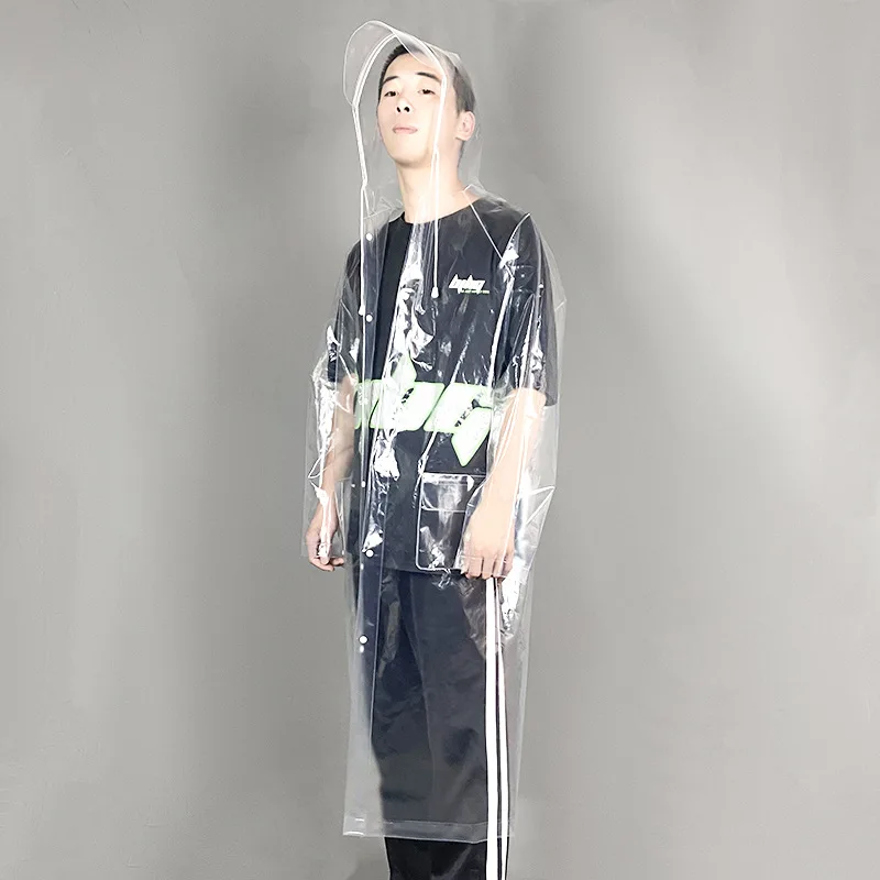 Mens Clear Raincoat