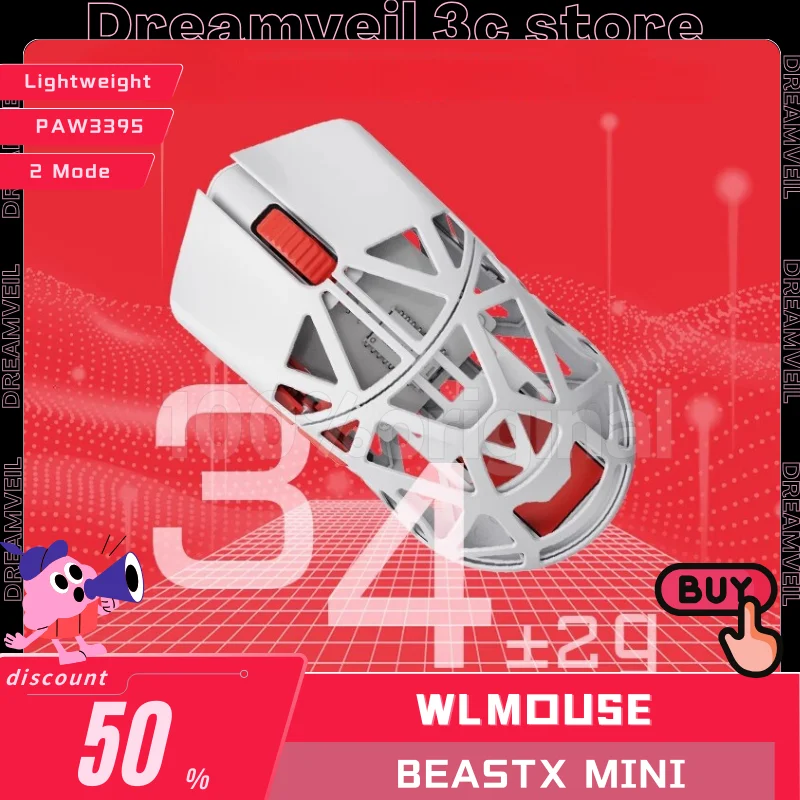 Wlmouse-Beastx-Mini-Wireless-Mouse-Magnesium-Alloy-2-Mode-2-4G-Type-C ...