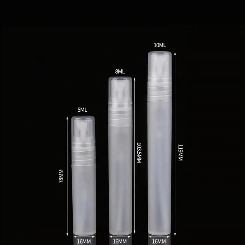 Wholesale-5ml-8ml-10ml-Frosted-Plastic-Perfume-Pen-Atomizers-Clasp ...