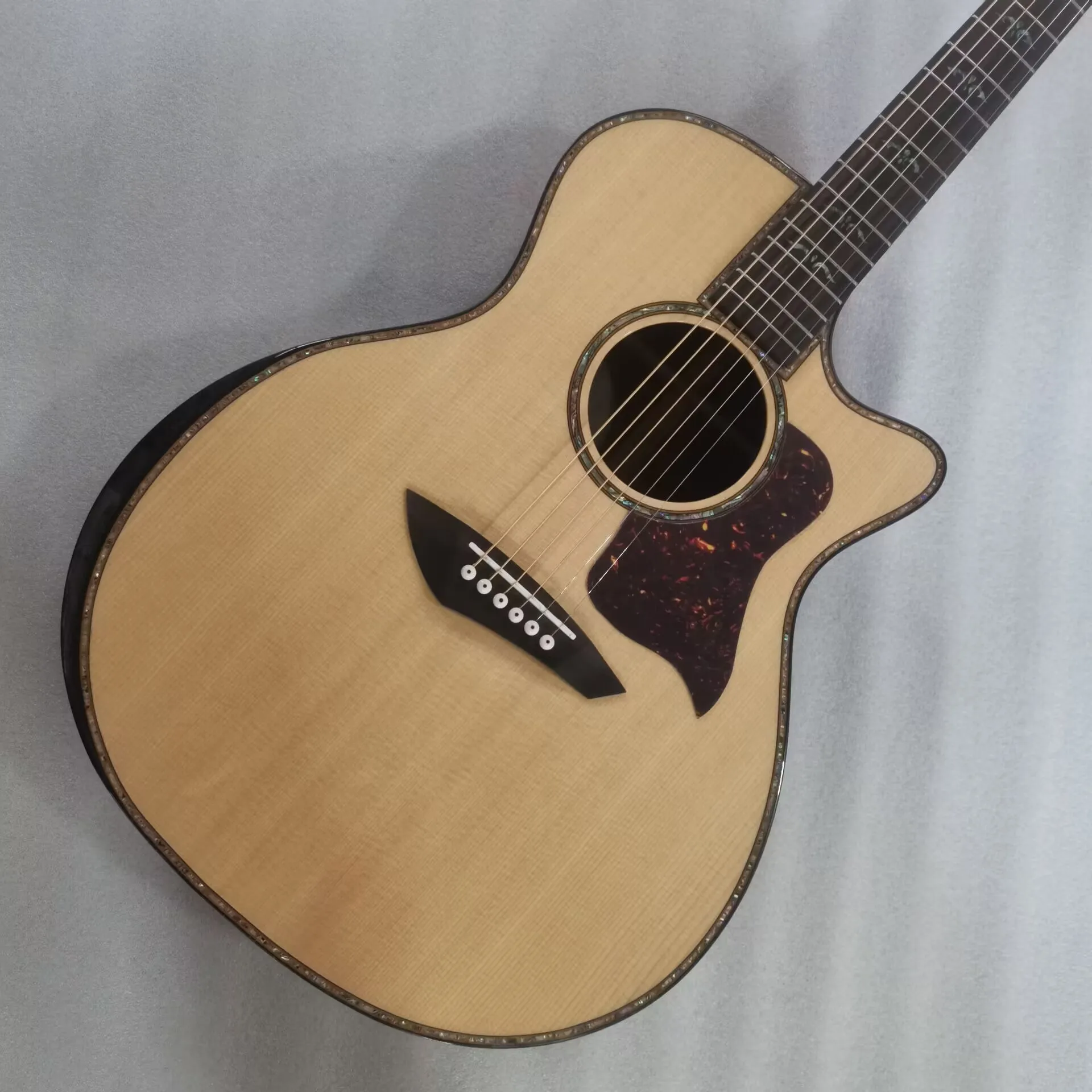 GA-body-single-cut-acoustic-electric-guitar-best-Byron-912-cutaway ...