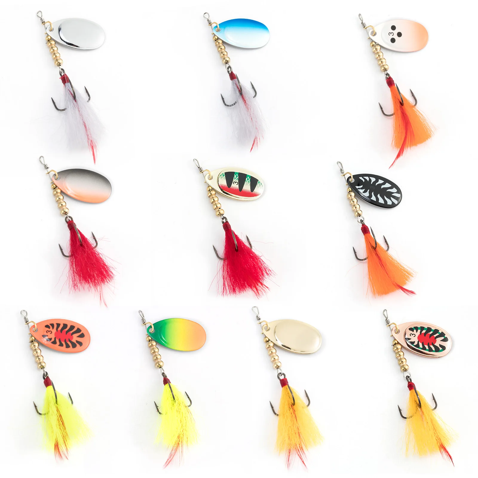 Fishing-Metal-Rooster-Spinner-Trout-Spinner-Salmon-Spoon-Spinning-Lure ...