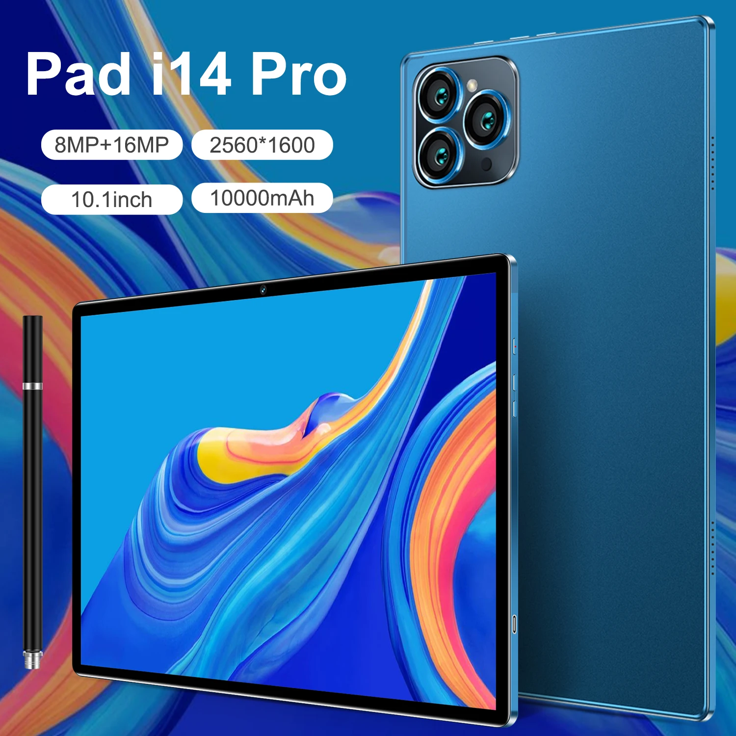 Tableta-Android-Pad-i14-Pro-de-10-1-pulgadas-HD-16-GB-512GB-Snapdragon ...