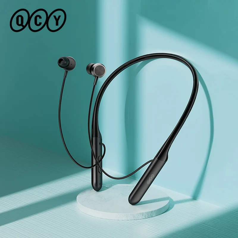 QCY-C1-C2-Wireless-Headphone-Bluetooth-5-2-Magnetic-Sport-Neckband-Earphones-50H-Long-Standby ...