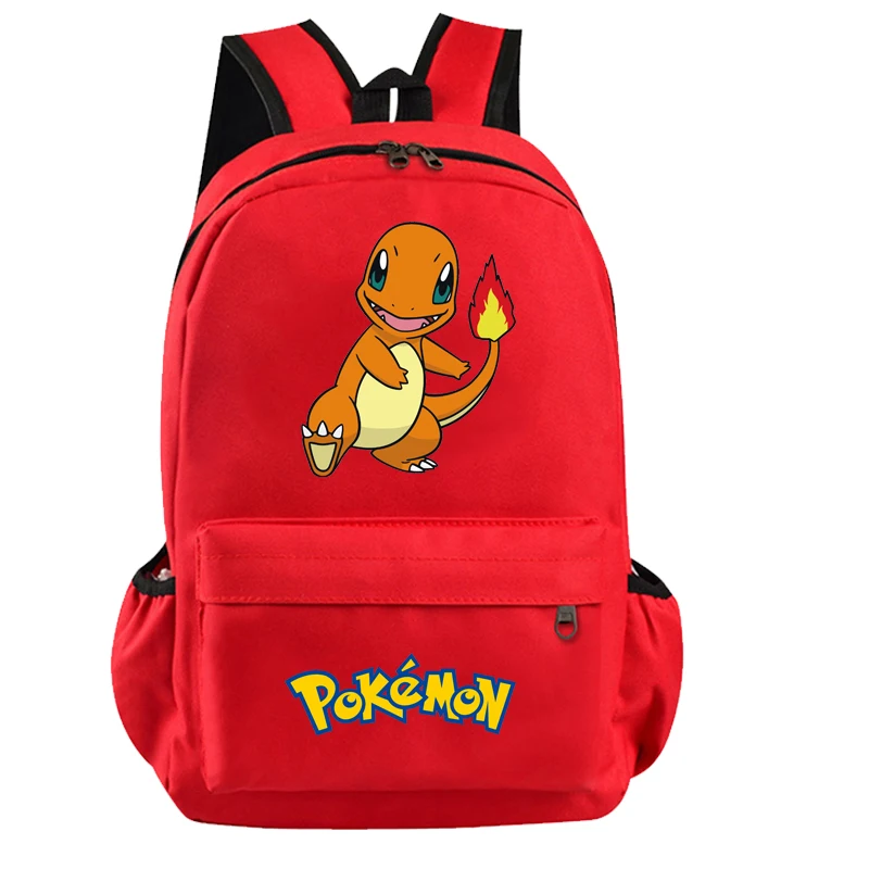 Cartoon Charmander Pokemon Adventure Student Kawaii Backpack ...