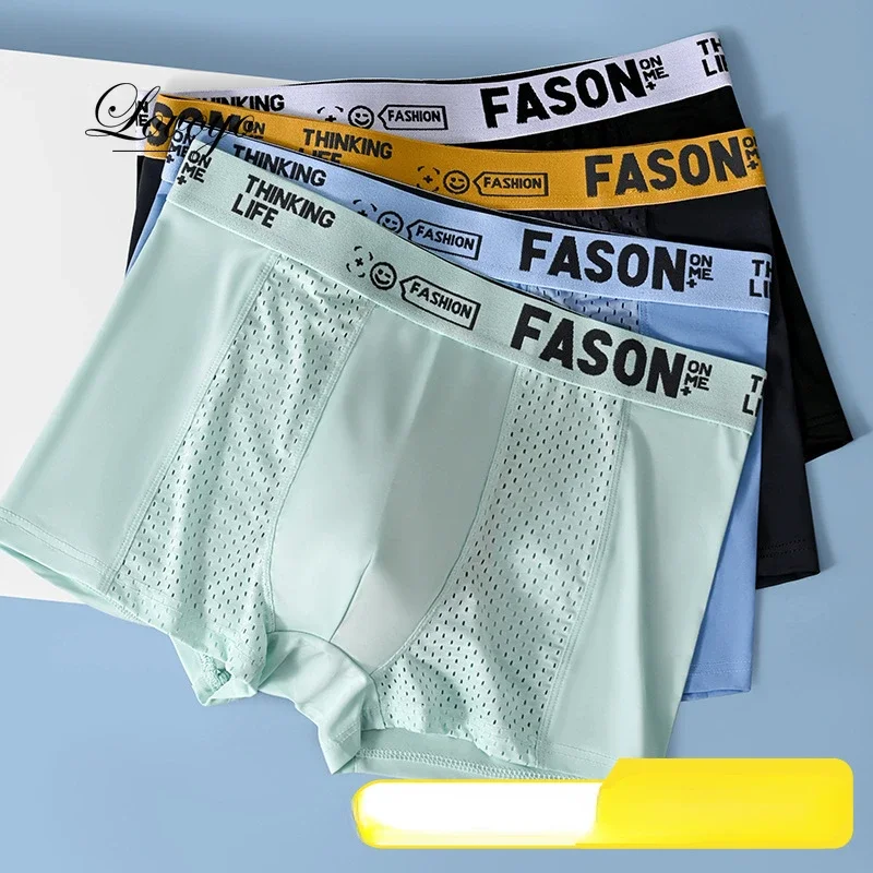 Ice-Silk-Men-s-Boxers-Underwear-Breathable-Summer-Hollow-Man-Underpants ...