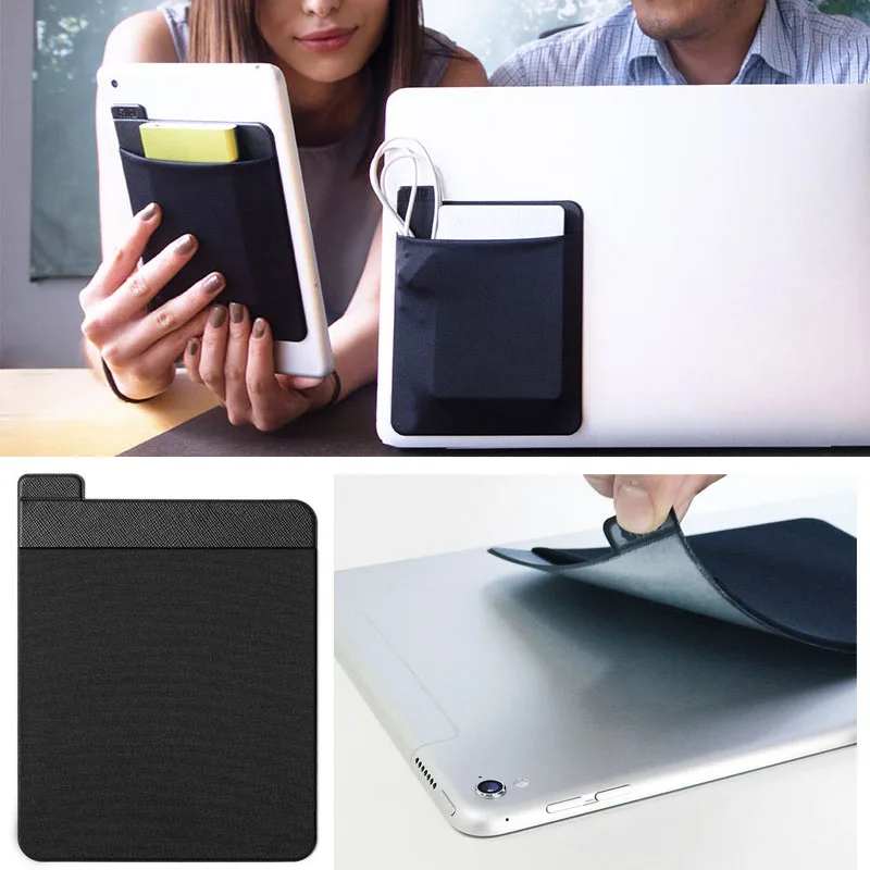 New-Slim-Mouse-Holder-Adhesive-Elastic-Case-Pen-Stick-Cover-Lycra ...