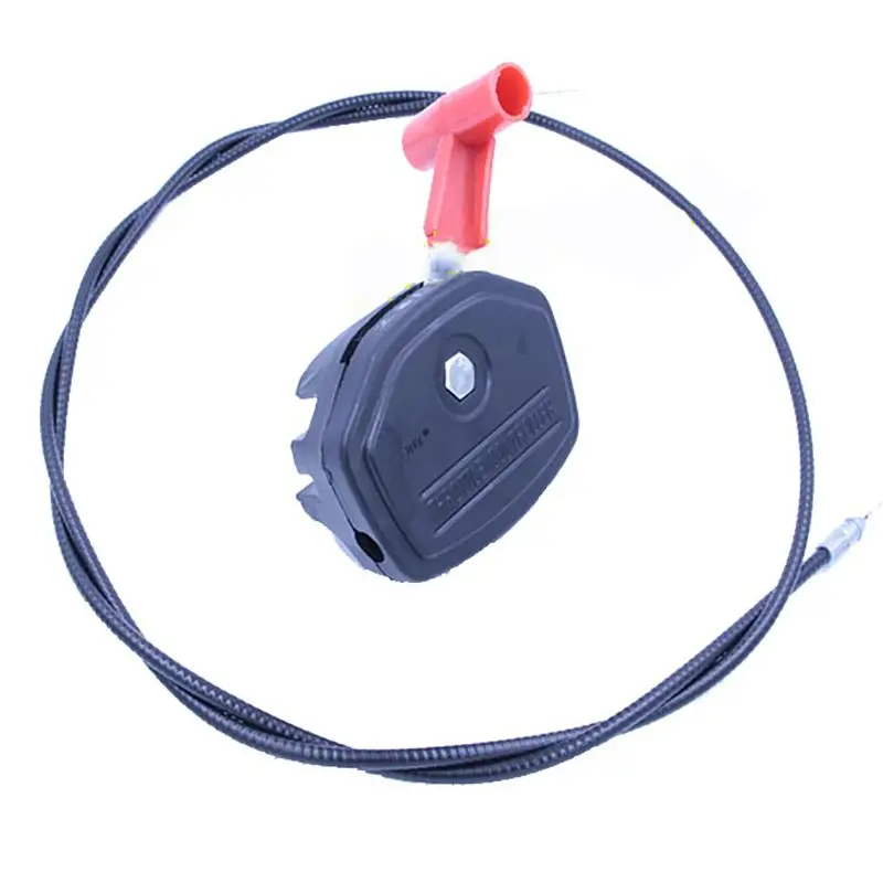 1-Set-Lever-Lawn-Mower-Throttle-Cable-Switch-Lever-Control-Handle-Kit ...