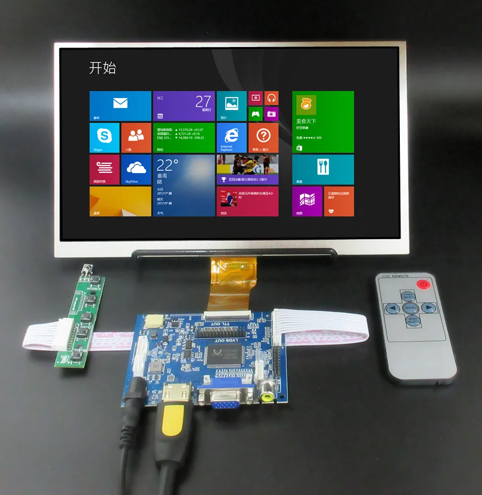 10.1 Polegada display lcd placa de controle do motorista da tela mini ...