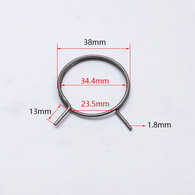 1.8x38x13mm Anti-theft Door Lock Torsion Spring Repaired Metal Coil ...