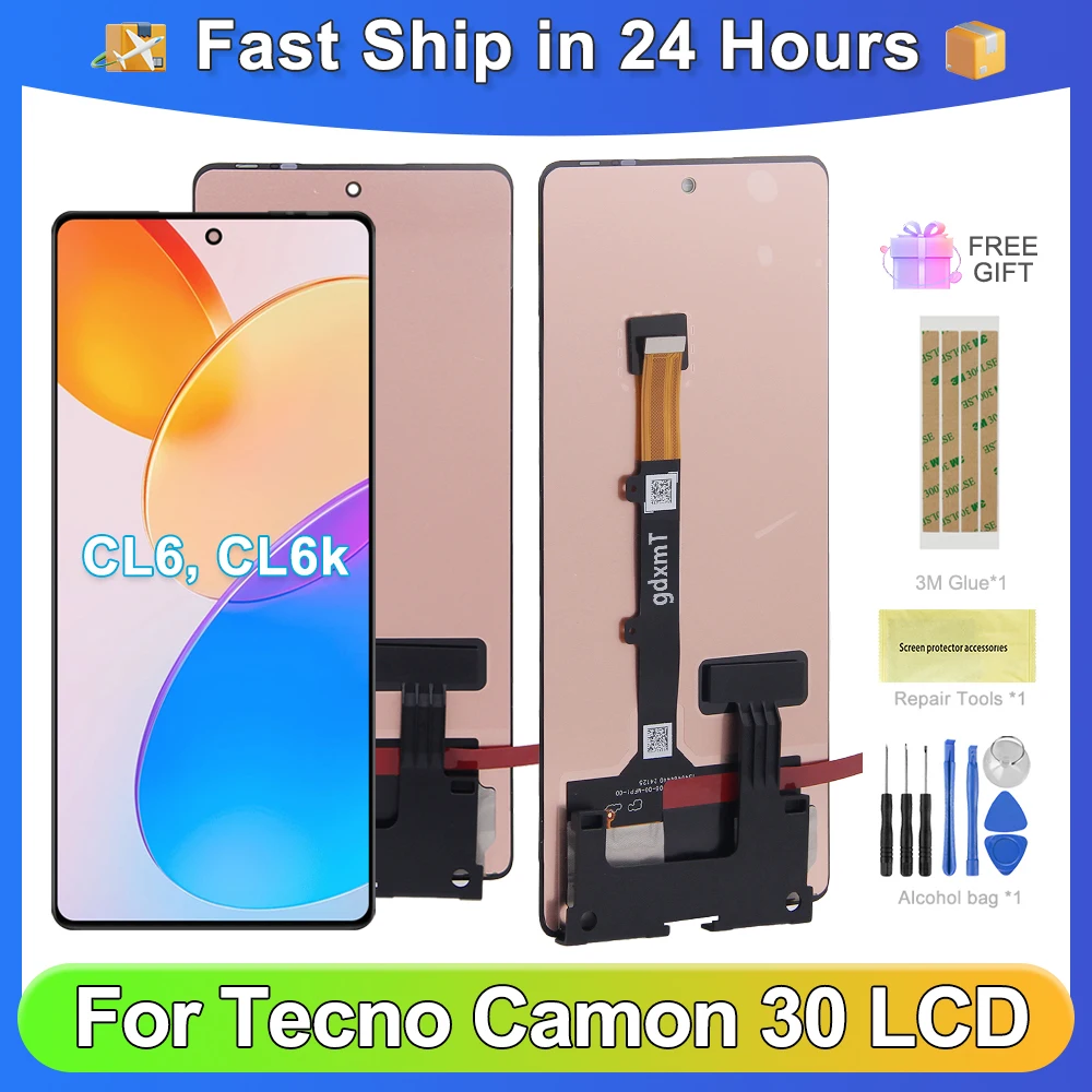 For-Tecno-Camon-30-For-Camon30-4G-6-78-CL6-CL6k-LCD-Display-Touch ...
