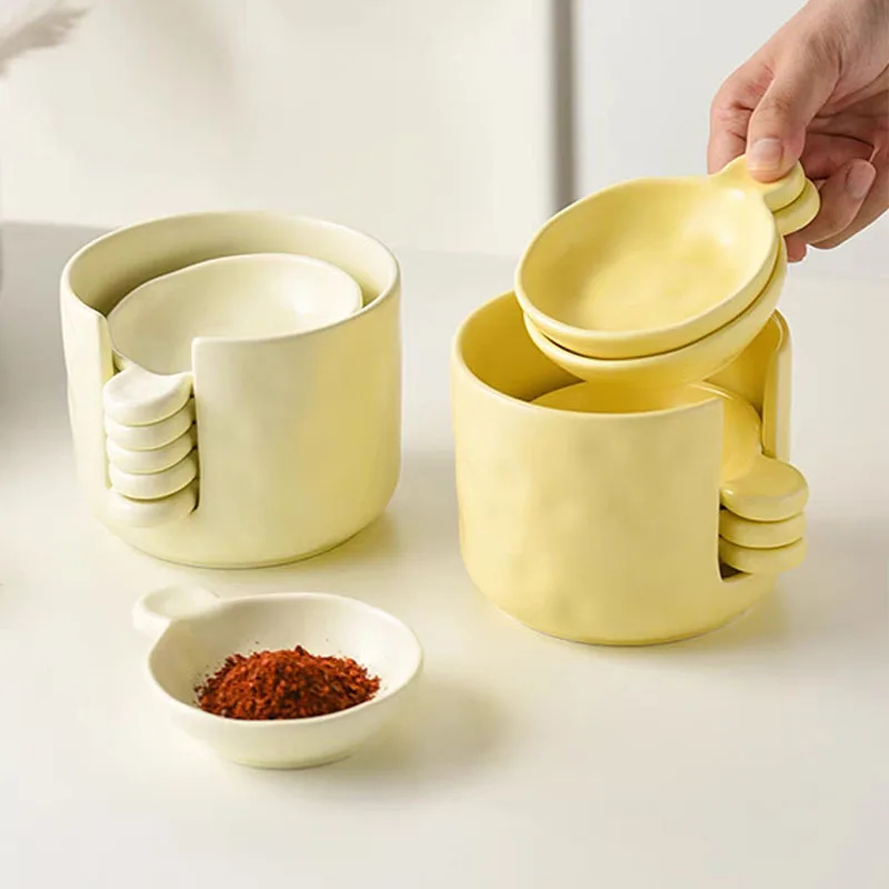 Ceramic-Dip-Dish-Set-Small-Dish-with-Handle-Personalized-Meat-Sauce ...