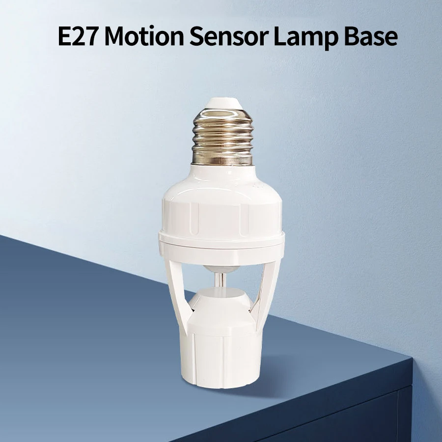 PIR-Motion-Sensor-Socket-AC100-240V-Detector-Base-Lamp-Intelligent ...