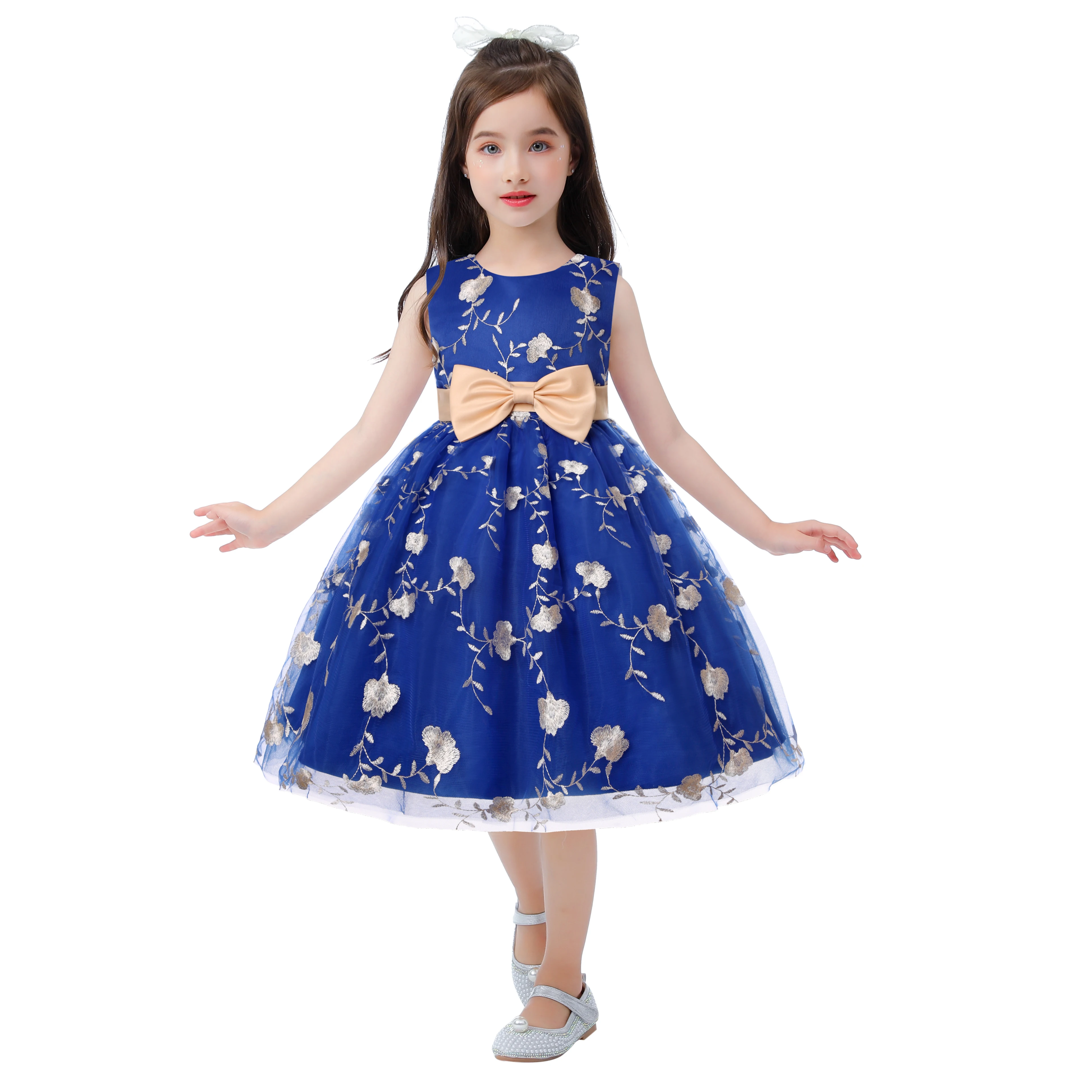 Birthday celebration girl's long dress, princess ball gown, graduation ...