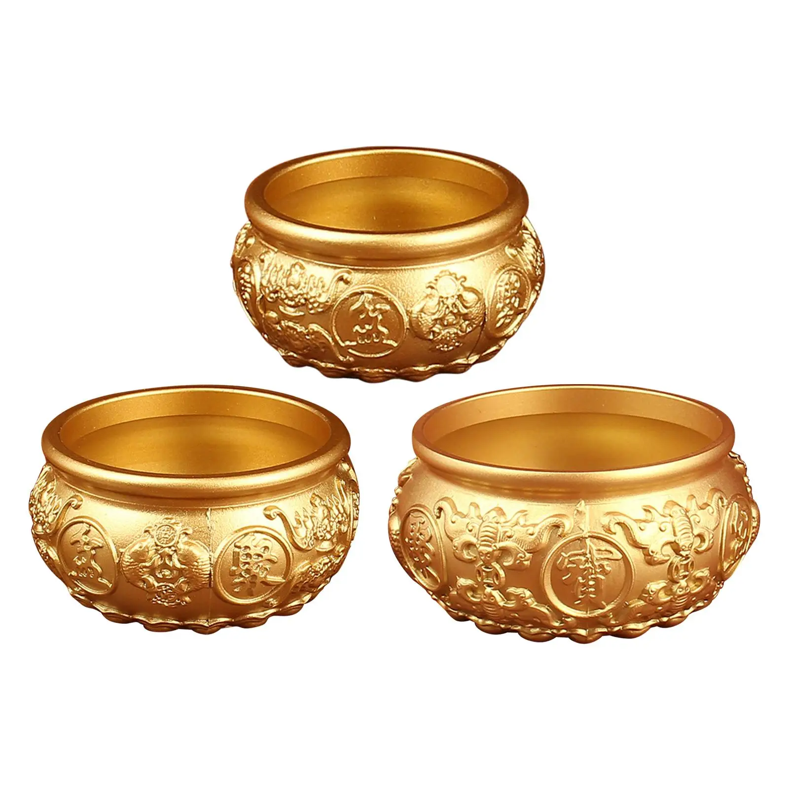 Treasure-Bowl-Feng-Shui-Decor-Retro-Decorative-Wealth-Money-Bowl ...