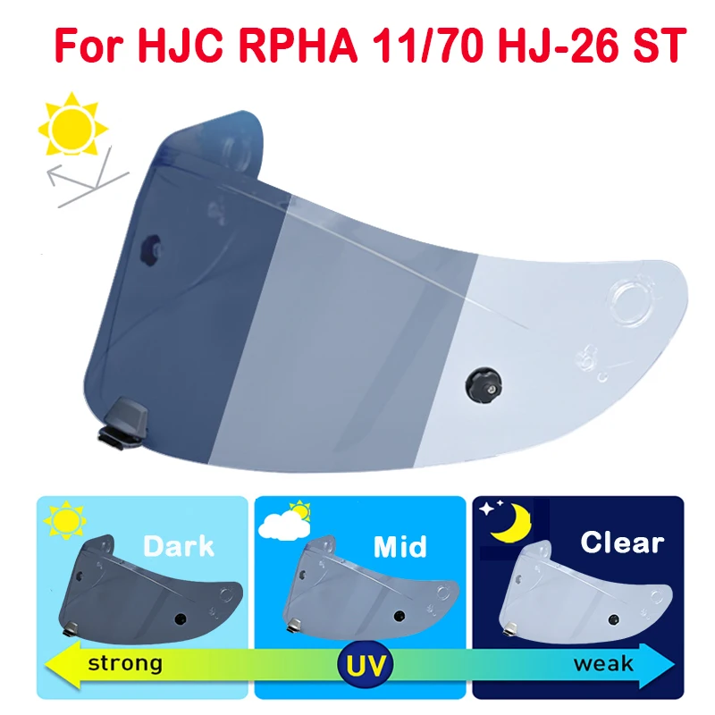 Photochromic-Visor-for-HJC-RPHA-11-PRO-RPHA-70-ST-HJ-26-Helmet-Shield ...
