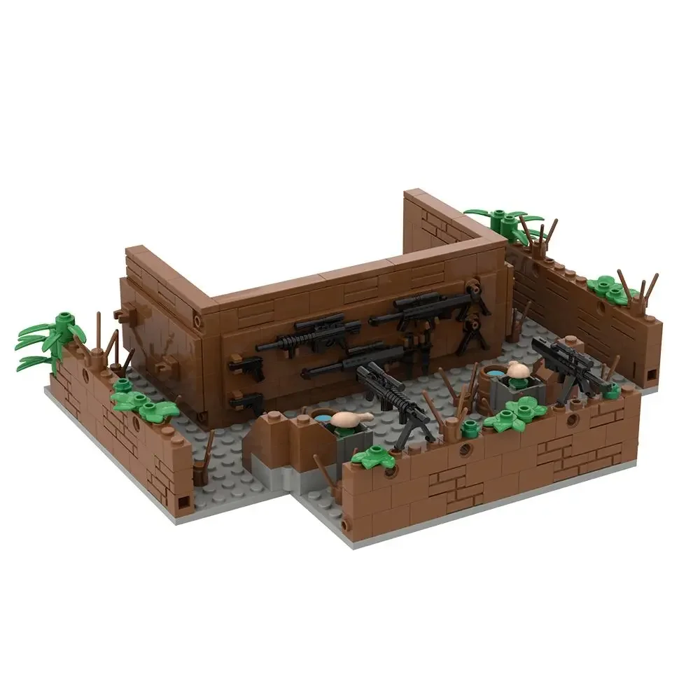 WW2 Military Model Series Simulated Military Fortification Trenches DIY ...