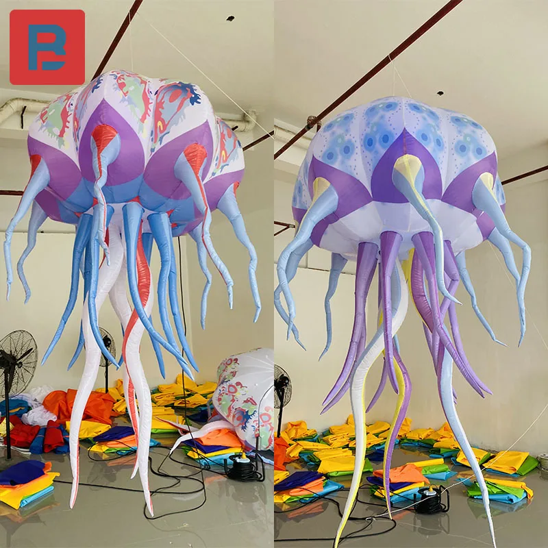 Inflatable-Cartoon-Dream-Jellyfish-Air-Model-Mall-Night-Club-Bar-Marine ...