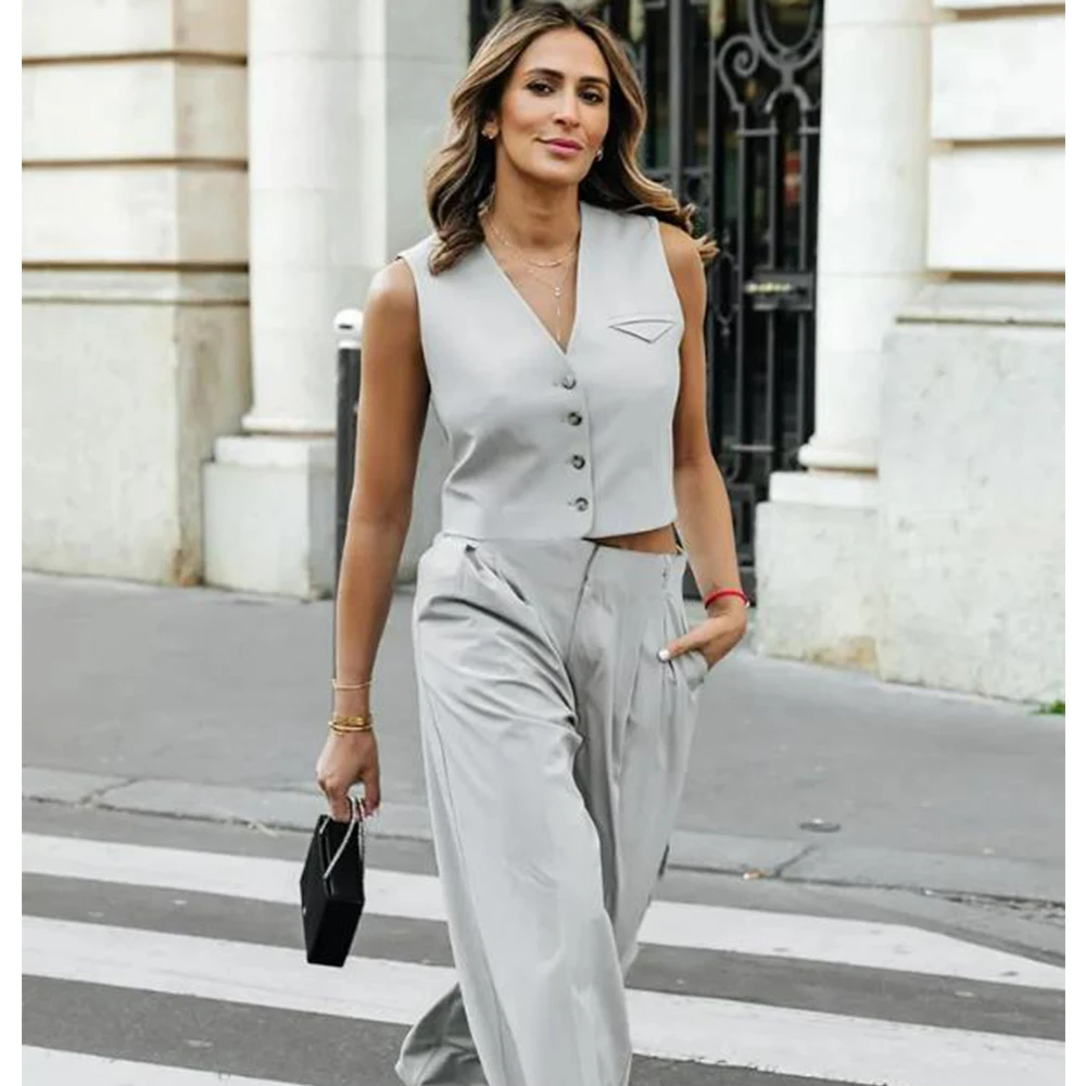 Women-s-Elegant-Work-Office-Fashion-V-Neck-Vest-Vest-Summer-Short ...