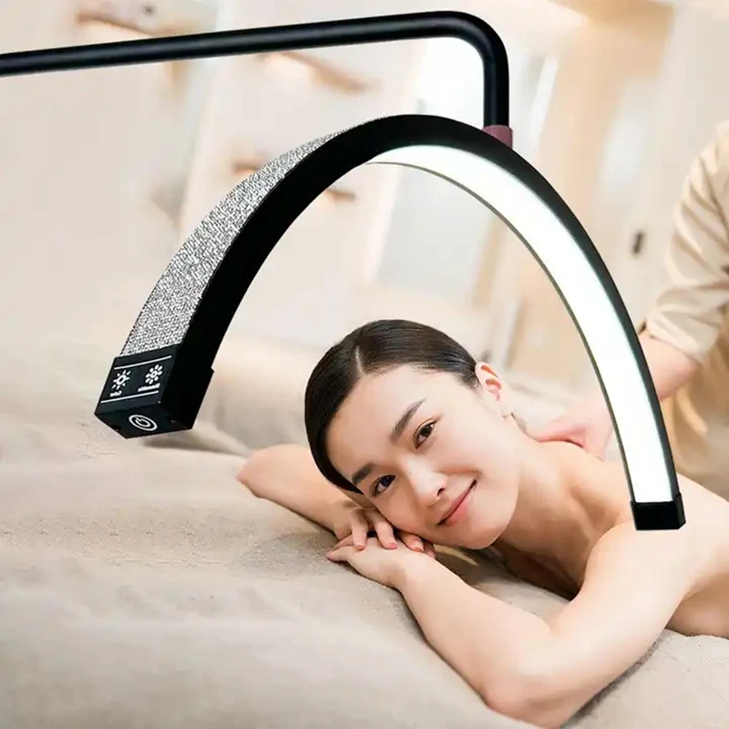 CR-M11-45W-Half-Moon-Lashes-Lamp-with-Diamond-Arc-Shape-Floor-Ring ...