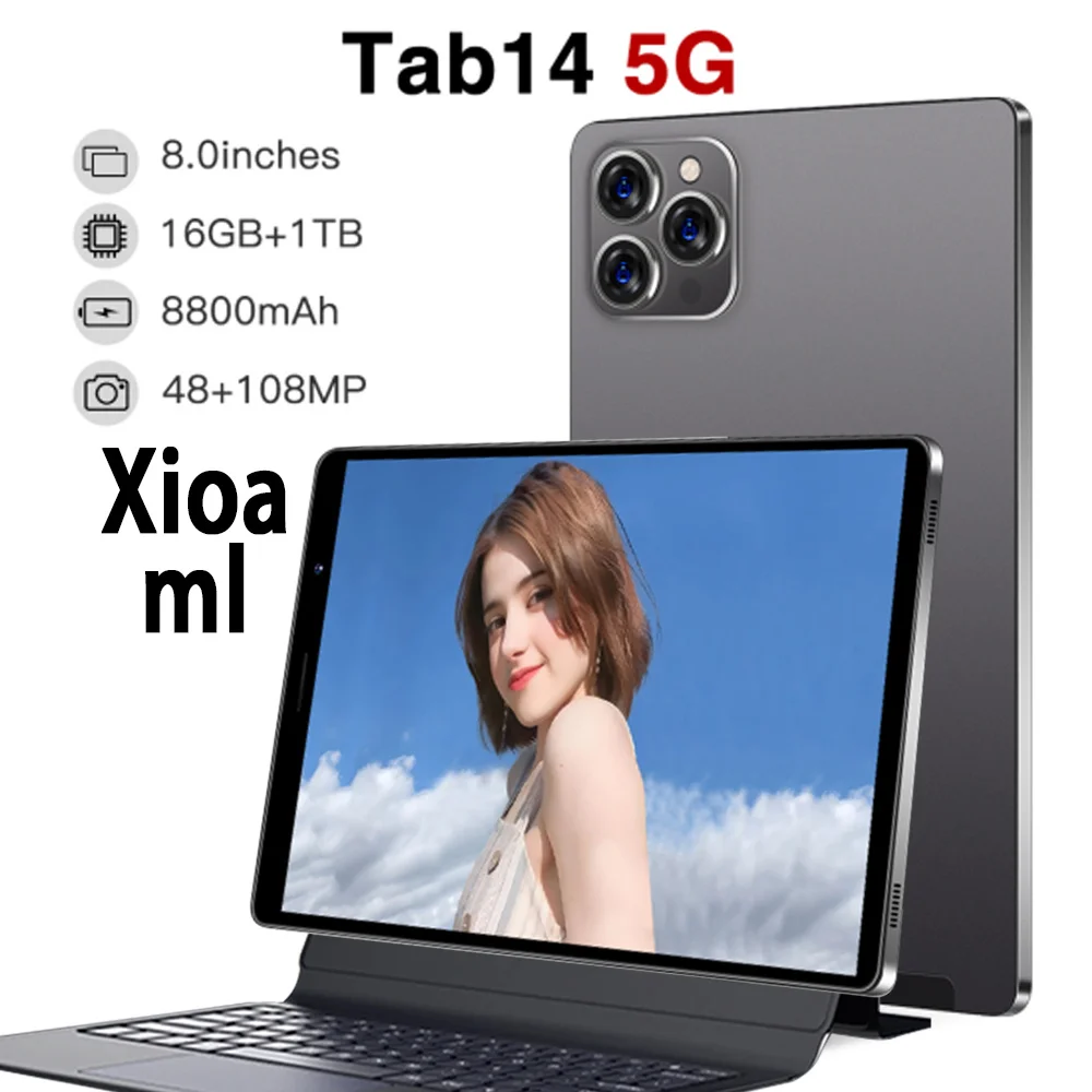 Vers-o-global-mi-tab14-tablets-android13-16gb-1t-8-0-Polegada-tablet-pc ...