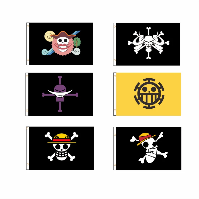 One Piece Pirate Flags
