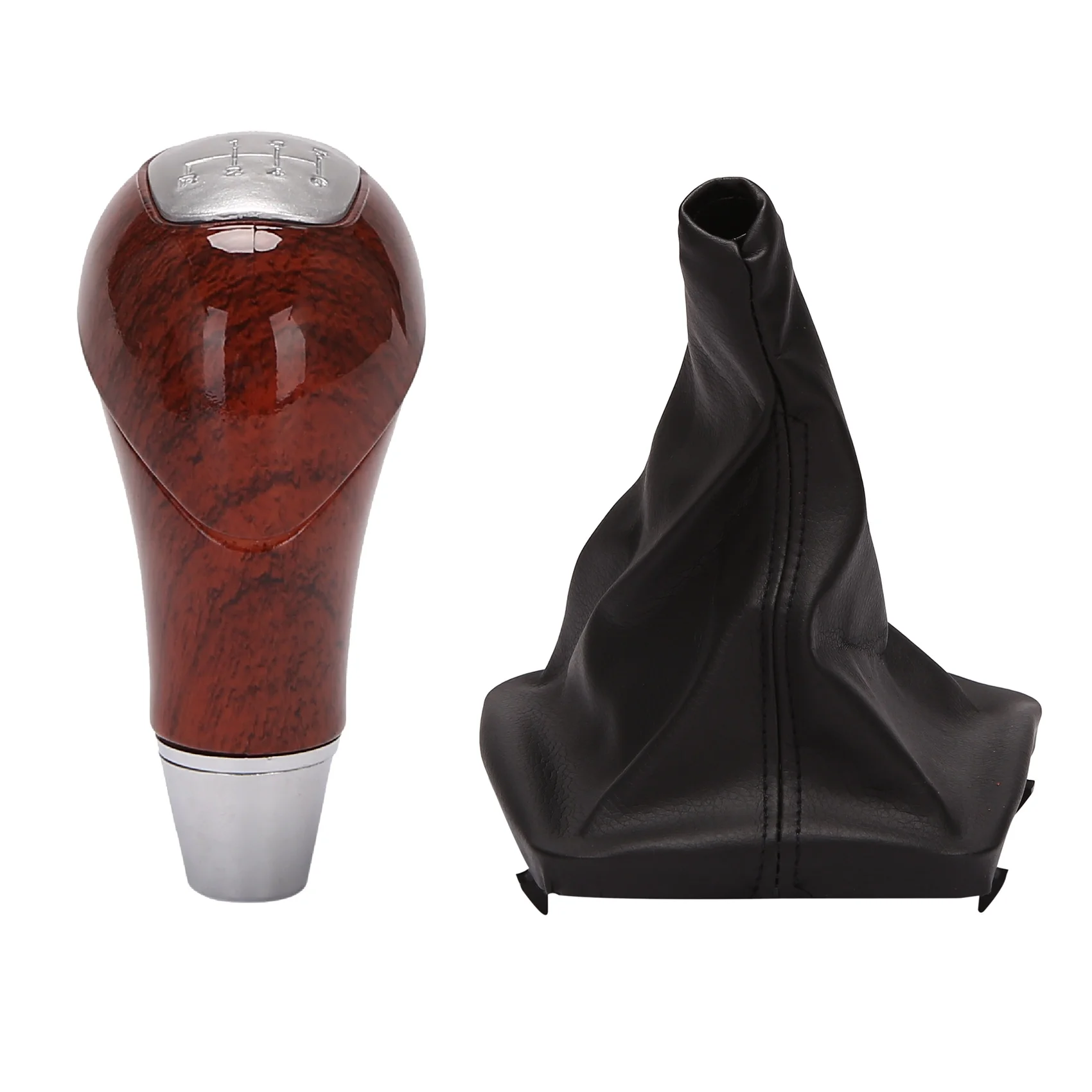 6 Speed Manual Car Gear Shift Knob Shifter Gear Lever Boot for Mercedes ...