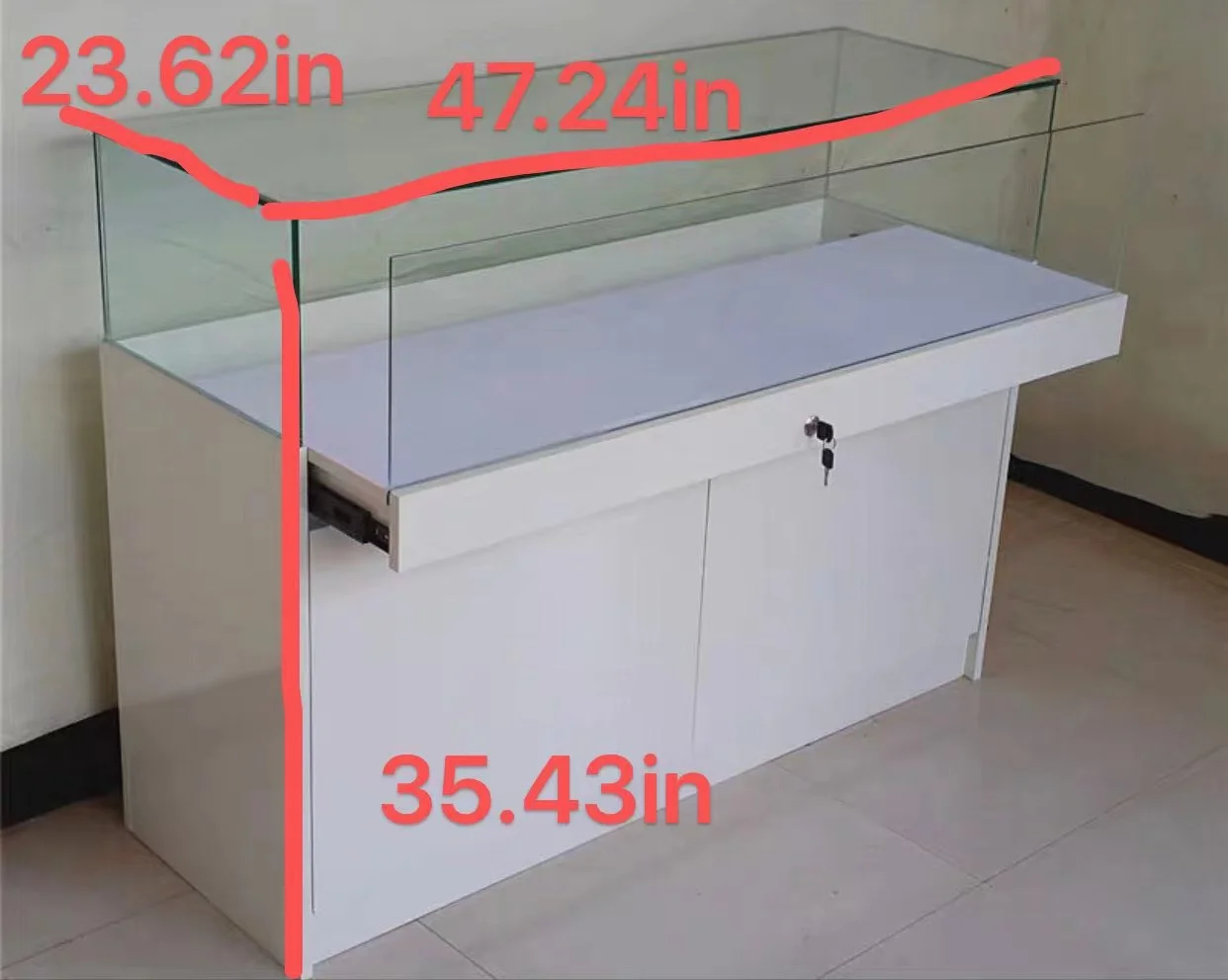 Glass-display-case-jewelry-jewelry-display-case-mobile-phone-counter ...