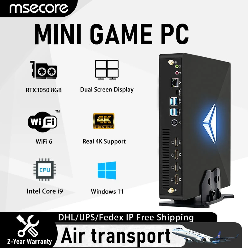 Msecore Mini Pc Windows 11 Intel Core I9 With Rtx3050 8g Video Card ...