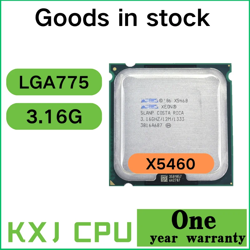 Usado Processador Intel Xeon X5460 3.16GHz 12MB 1333MHz cpu funciona em ...