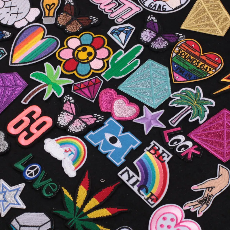 Parches termoadhesivos de ropa para mochilas, parche personalizado ...