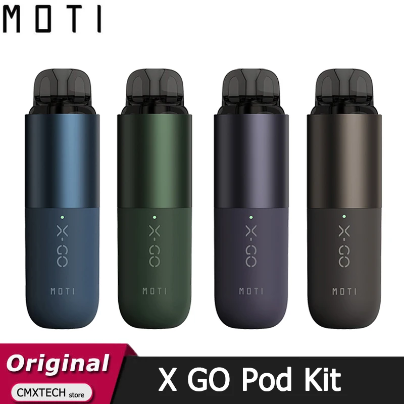 Original MOTI X GO Pod Kit 650mAh Battery 11.7W MTL Vape AHM Leak ...