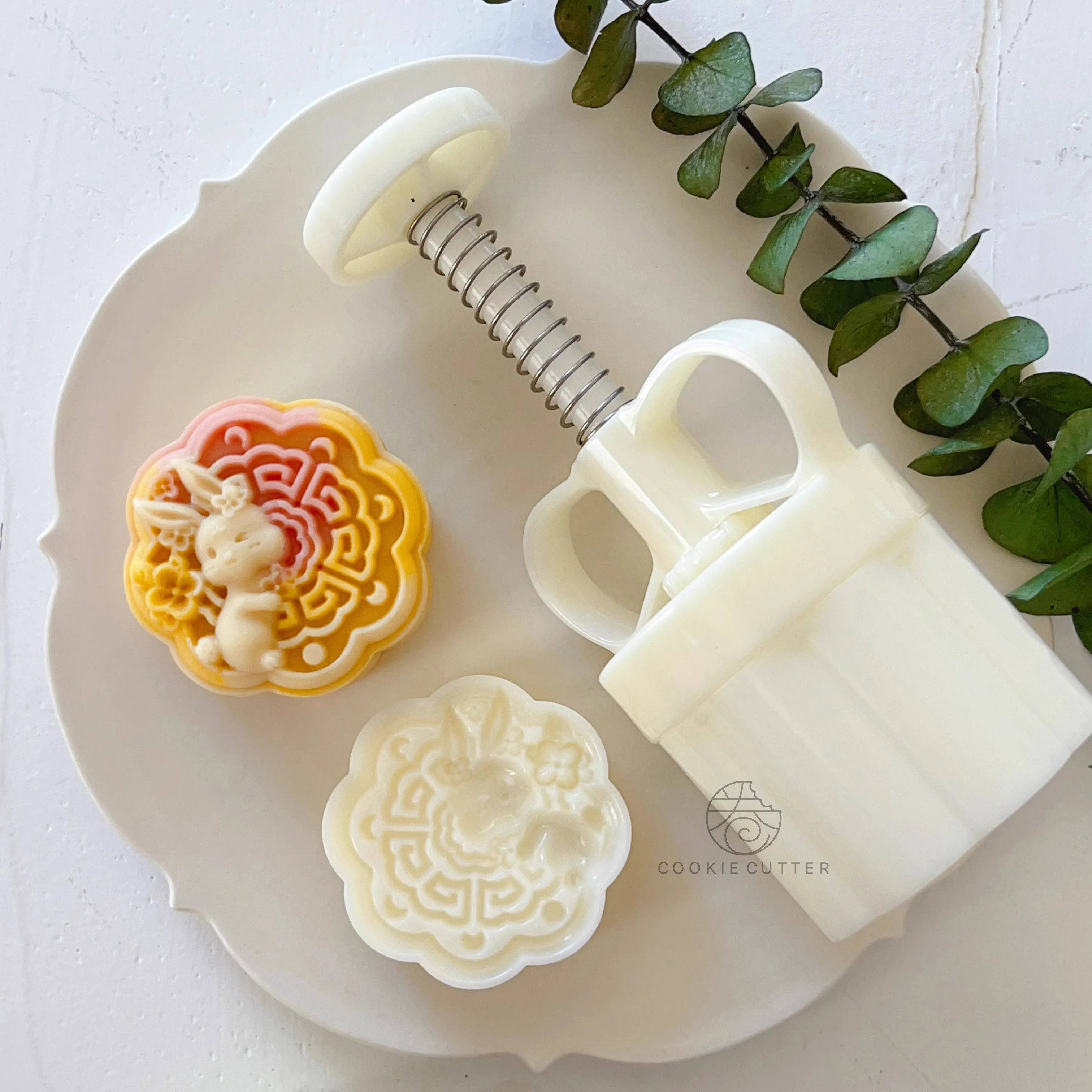 75g-Mooncake-Mould-Rabbit-Creative-Auspicious-Cookie-Stamp-For-Mid ...