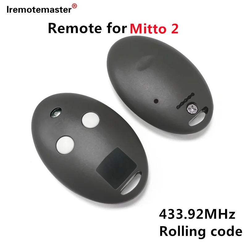 For-MITTO-2-4-Garage-Door-Remote-433-92MHz-Rolling-Code-Compatible-With ...