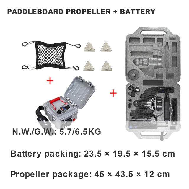 SUP Paddle Board Electric Fin Propeller Inflatable Surfboard Power ...