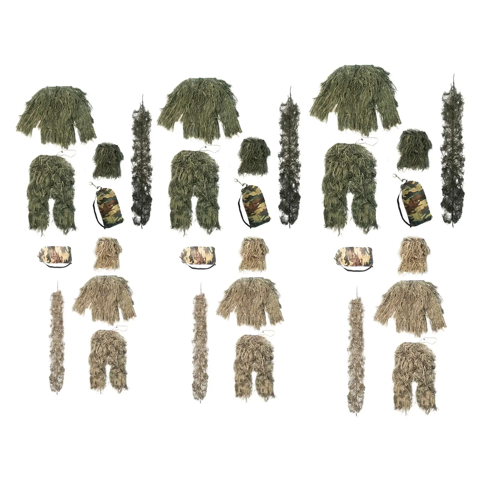 Children-Ghillie-Suit-3D-Camouflage-Clothing-Woodland-Gilly-Suit ...