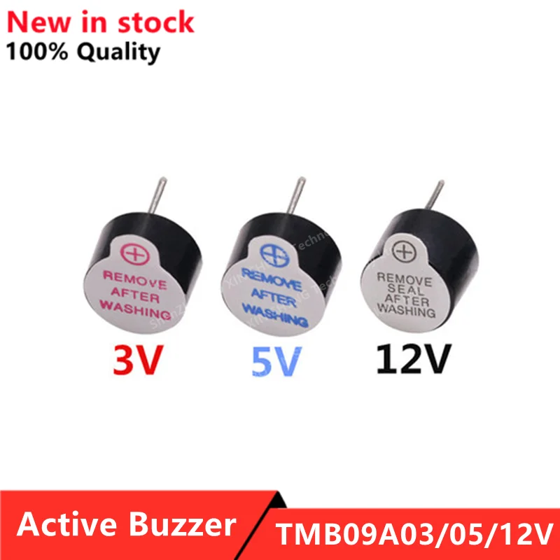 10PCS Active Buzzer 3V/5V/12V/16R TMB09A03 TMB09A05 TMB09A12 Magnetic ...