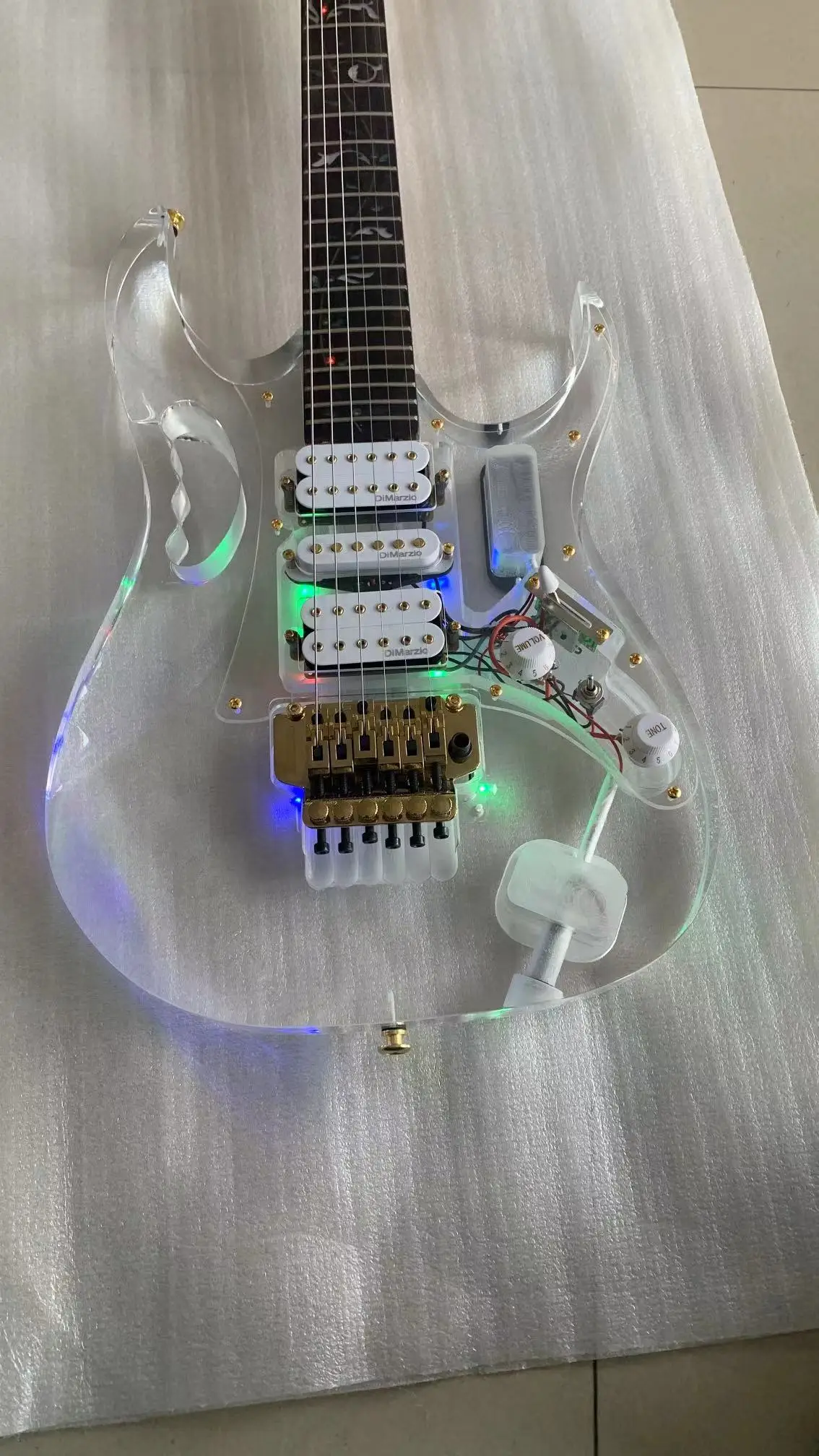 Glass Electric Guitar