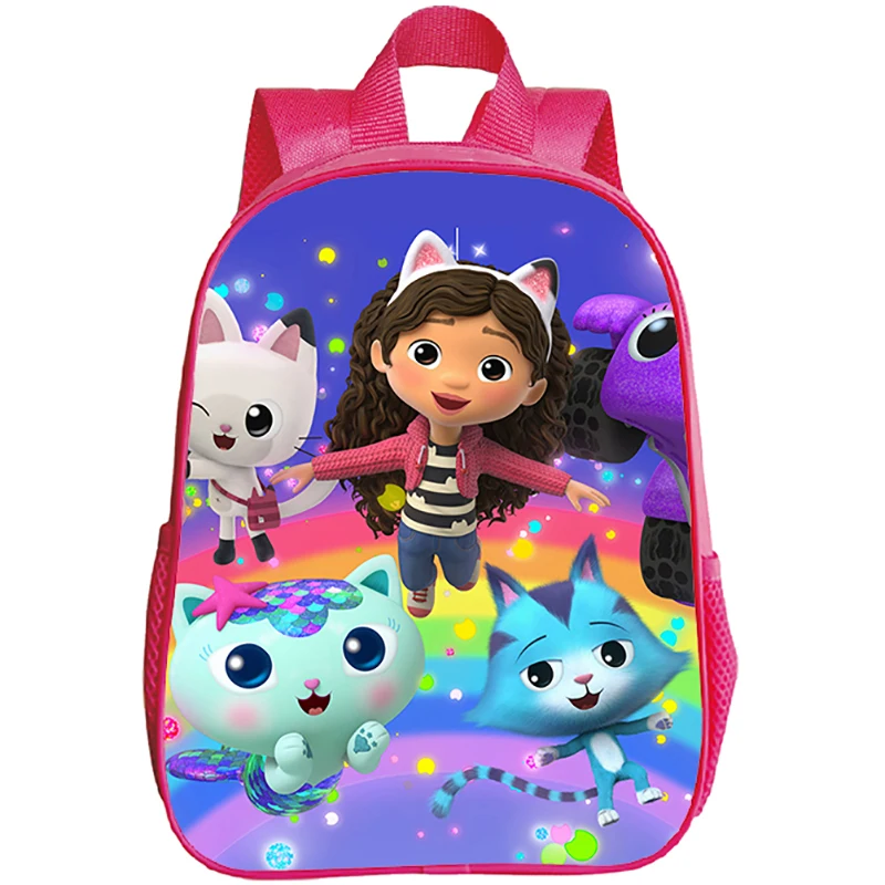 12 Inch Gabby's Dollhouse Backpack for Preschool Girls Gabby Cats ...