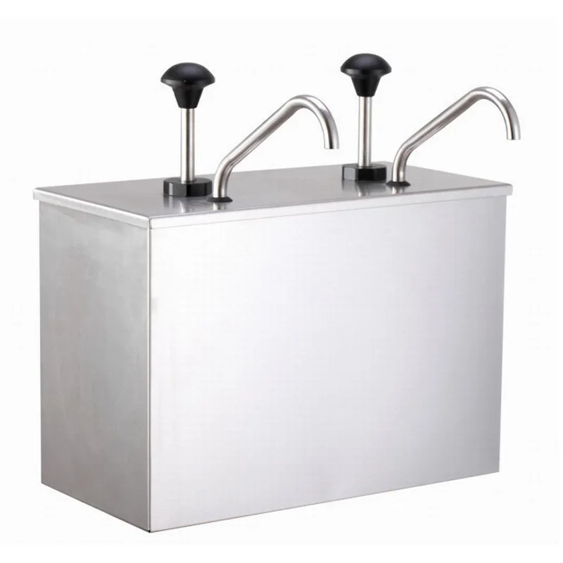 Bomba de condimento de doble cabezal de acero inoxidable, dispensador ...