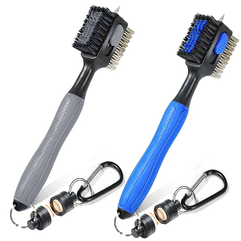 New-Mini-Magnetic-Snap-Golf-Club-Cleaning-Brush-Golf-Ball-Brush-Golf ...
