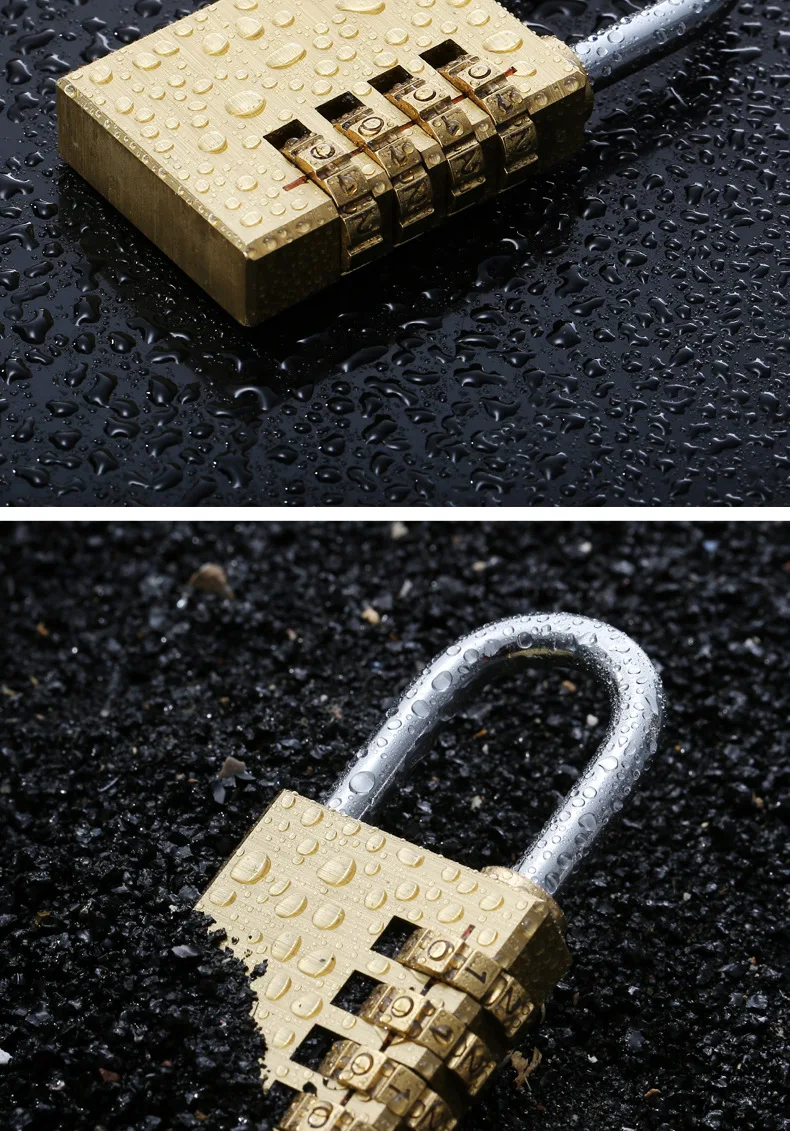 Serrure - barillet,Cadenas antivol à code en métal pour bagages,serrure ...