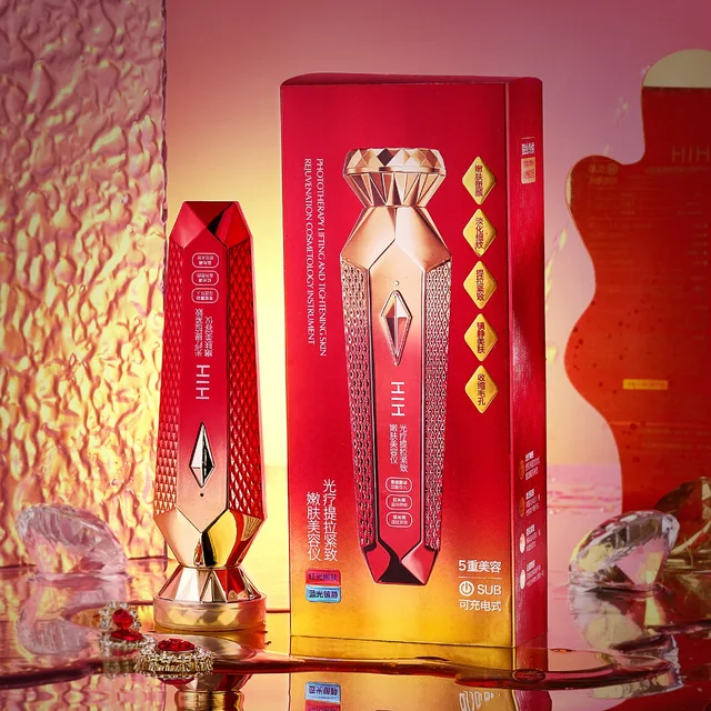 HIH light therapy lifting tender skin beauty instrument Red blue shock ...