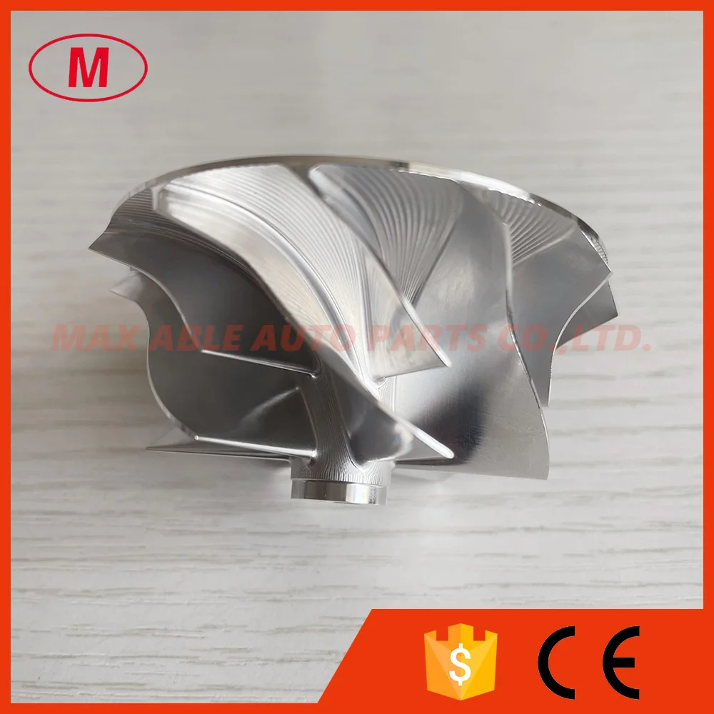 GT15-25 6+6 blades 49.62/61.98mm Turbo billet compressor wheel ...